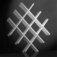 China 100x100 Aluminum Metal Ceiling PVDF Coating Aluminum Open Cell Ceiling for sale