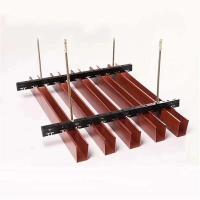 China 40x200 Aluminum Linear Drop Down Aluminum Metal Ceiling U-Shaped Baffle Ceiling for sale