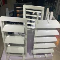 China 45x200 Aluminum Sun Louver Woodgrain Aerofoil Louvre Blades Metal Aluminum for sale