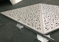 China Perforated Aluminum Metal Triangular Ceiling ISO9001 For Airport Project for sale