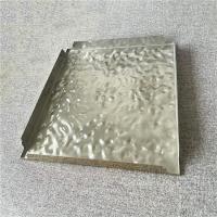 China SS304 Water Ripple Steel Sheet 300x300 Concealed Mirror Finished for sale