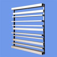China 50x150 Louvered Window Blinds Vertical 1.2mm-3mm Transfer Printed for sale