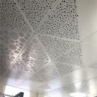 China Hot sale 1200X1200X1200 Aluminum Metal Ceiling Triangular Clip In Aluminum Panel Ceiling for sale