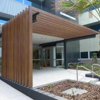 China Box Baffle Wall Curtain Aluminum Sun Louver Outdoor Extruded Waterproof for sale