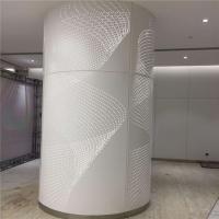 China Silver Plain Pattern Aluminium Column Cladding Panel 1.5mm-3mm for sale