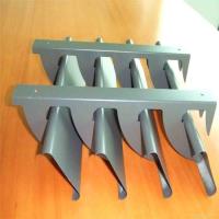 China Roll Formed Horizontal Aluminium Louvres C shaped 85mm Width for sale