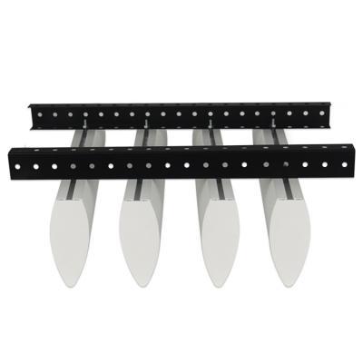 China 50x150 Aluminum Metal Ceiling Extruded Bullet-Shaped Baffle Ceiling System for sale