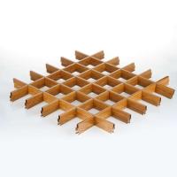 China ISO9001 Open Cell Grid Ceiling Powder Coated 150x150 Fireproof Ceiling Panels for sale