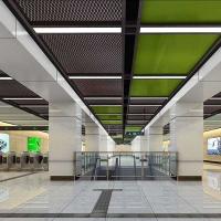 China T Bar 0.5mm Expanded Metal Ceiling Tiles Welded Frame Mesh Drop Ceiling Tiles for sale