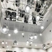 China 600x600 Stainless Steel Ceiling Tiles Plain Pattern Mirror Lay In Acoustical Ceiling Tile for sale