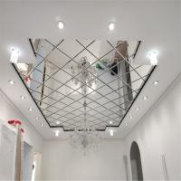 China 600x600 Stainless Steel Ceiling Tiles Plain Pattern Mirror Lay In Acoustical Ceiling Tile for sale