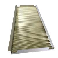 China Aluminum Corrugated Core Sandwich Panel 1500x3000mm 15mm Thick for sale