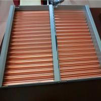 China 2mm Composite Sandwich Panel PE Coated Corrugated Aluminum Ceiling for sale