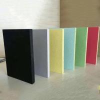 China Anti Corrosion Fiberglass Ceiling Tiles 600x600mm White Beveled Edge for sale