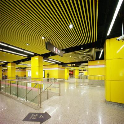 China Dia 70mm Aluminum Baffle Ceiling System Tubular Extruded for sale