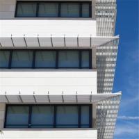 China Fixed Canopy 85mm Aluminum Sun Louver 85R C Shaped Aluminum for sale