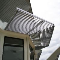China 85mm Aluminum Sun Louver Breathable External Sun Blinds for sale