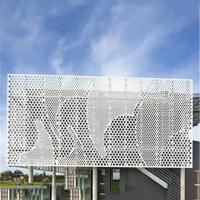 China Perforated Exterior Decorative Metal Wall Panels Aluminum Alloy 2-5mm for sale