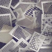 China Square Edge Perforated Metal Panel 0.4mm-3mm PVDF Custom Perforated Aluminum Sheet for sale