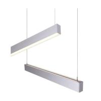China Offices 40 Watt LED Pendant Strip Light Powder Coating 2700K 4000K for sale