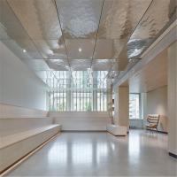 China Water Ripple Stainless Ceiling Tiles Wall Cladding Decorative 0.4mm for sale