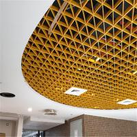 China 200x200x200 Open Cell Ceiling Tiles Triangle Aluminum Anti Corrosion for sale