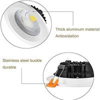 China White IP20 LED Ceiling Light 40w Round Shape 3000k Powder Coating for sale