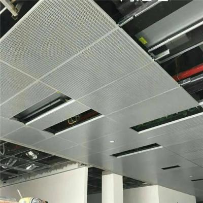 China 600x1200mm Hook On Acoustic Perforated Ceiling Tiles 0.7mm Thick for sale