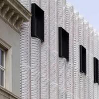 China Facade Expanded Exterior Wall Mesh Panel 2.35mm Thick Aluminum Alloy for sale