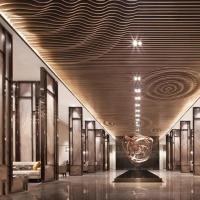 China Sound Absorption Metal Ceiling Design 1100 Aluminum Alloy With Lighting for sale