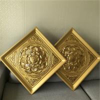 China 0.7mm Clip In Metal Ceiling Tiles Lotus Pre Painted For Temple Hotel for sale
