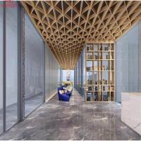 China Extruded Grille Triangle Shaped Ceiling Design ISO9001 Light Weight for sale