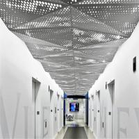 China Aluminum Random Perforated Ceiling Design PVDF Coated Hallway Ceiling Design for sale