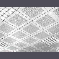 China Aluminum Lay In Metal Ceiling Design ISO9001 Square Tiles 0.7mm for sale