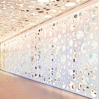 China Interior Perforated Metal Panel 1000x1000mm Laser Cut Carved 2.5mm Thickness for sale