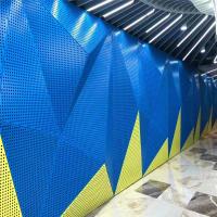 China PVDF Coating Aluminum Cladding Panel With Customized Perforation for sale