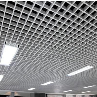 China 100x100 Aluminum Metal Ceiling PVDF Coating Aluminum Open Cell Ceiling for sale