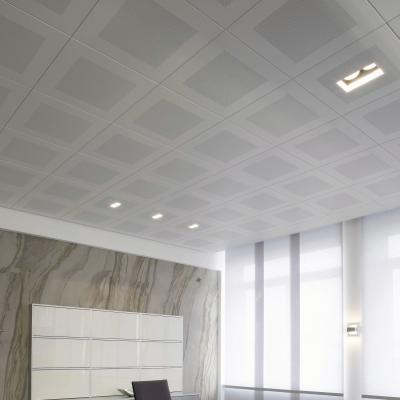 China 600x600 Metal Ceiling Tiles 0.4mm-1.2mm Clip In Ceiling Tiles for sale