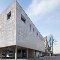 China Aluminum Cladding Expanded Metal Mesh Panels 2.35mm Thick Powder Coated for sale
