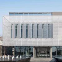 China Aluminum Cladding Expanded Metal Mesh Panels 2.35mm Thick Powder Coated for sale