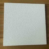 China Perforation Metal Acoustic Ceiling Tiles Paint Finish Mineral Fiber Panel White for sale