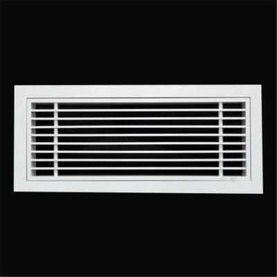 China Extruded Aluminum Linear Grill Diffuser Powder Coated Rectangle for sale