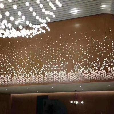 China Powder Coated Perforated Metal Panel ISO14001 External For Office Building for sale