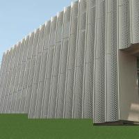 China Powder Coated Perforated Metal Panel ISO14001 External For Office Building for sale