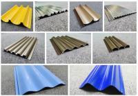 China Hook On Corrugated Ceiling Tiles 2x4m Polyester Powder Coating for sale