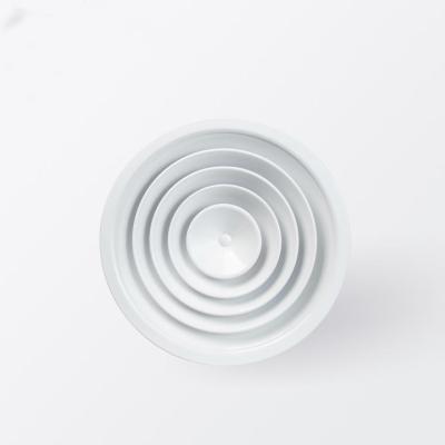 China Extruded Aluminum Round Ceiling Vent Diffuser 400mm Powder Coated for sale