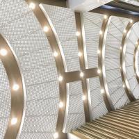 China Metro Station Exterior Perforated Metal Panel Sound Absorption 1.85-4mm for sale