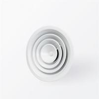 China Dia 300 Ceiling Air Diffuser Anodized Extruded Circular Air Diffuser for sale