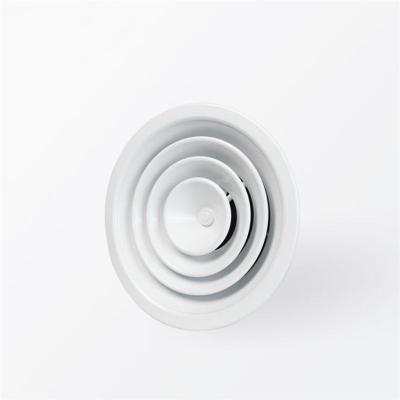 China Dia 300 Ceiling Air Diffuser Anodized Extruded Circular Air Diffuser for sale