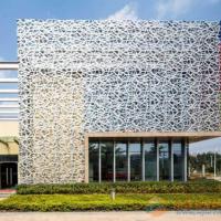 China CNC Aluminum Curtain Wall Metal Panel PVDF Coating Fireproof for sale